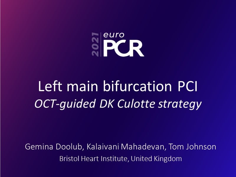 Floating left anterior descending artery stents